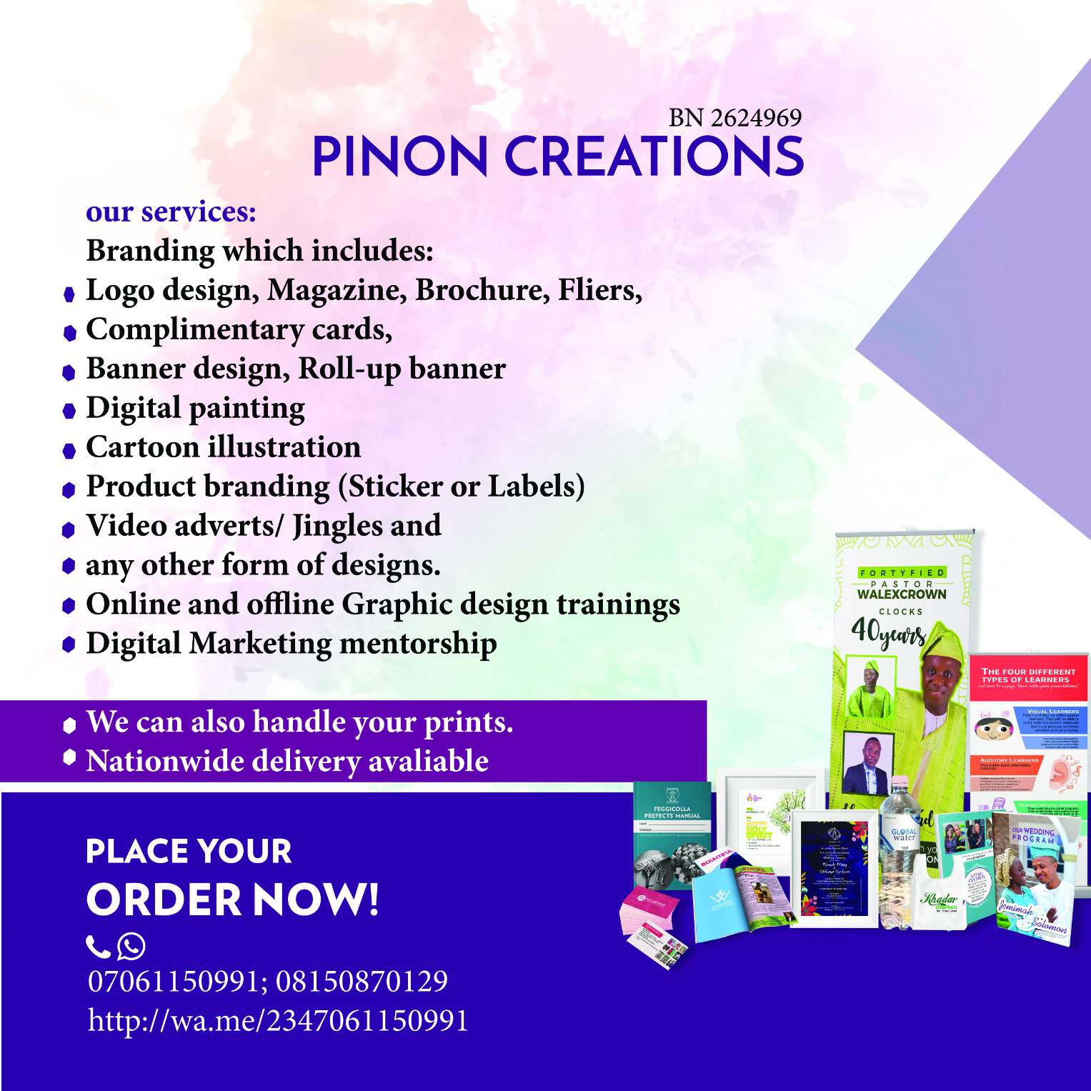 Pinon Creation Portfolio